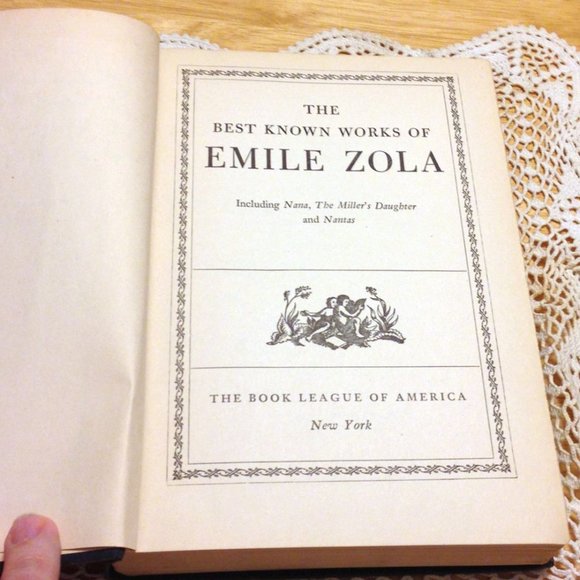 Emile Zola | Accents | Vintage Emile Zola Best Known Works Collection ...